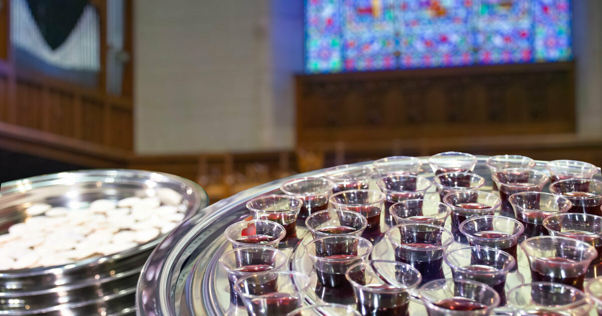 "Adapting communion practices: Reinstituting the passing of trays" by ...
